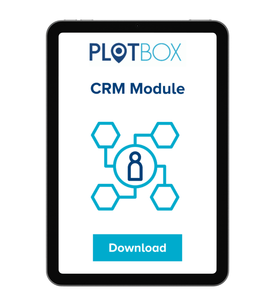 Cemetery CRM Software | One Pager | PlotBox